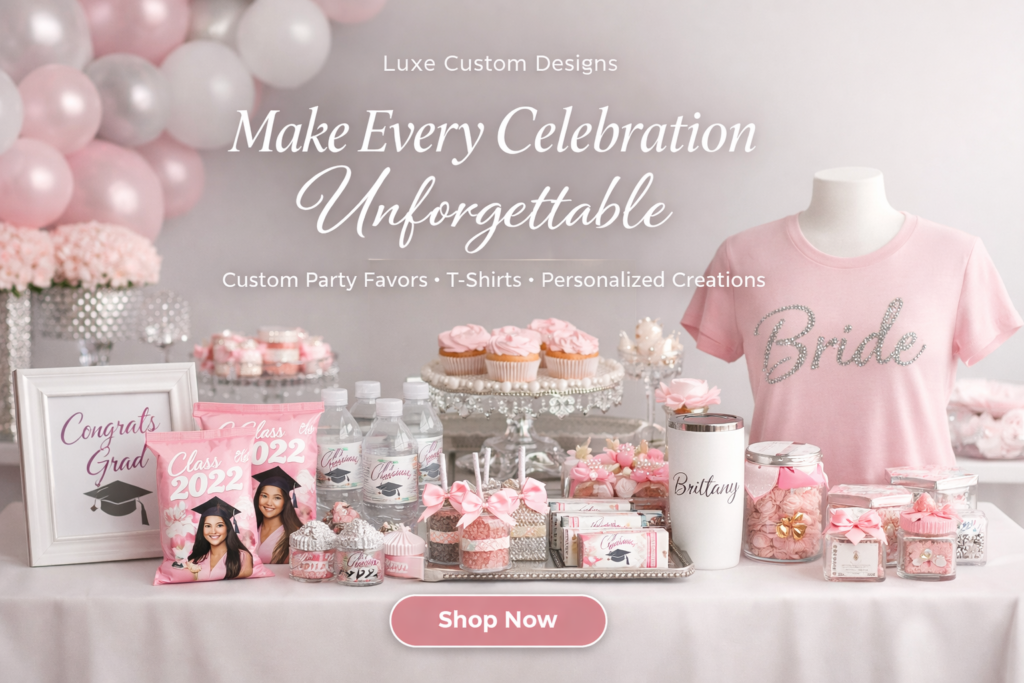 Custom Party Favors for Every Occasion | Luxe Party Gems